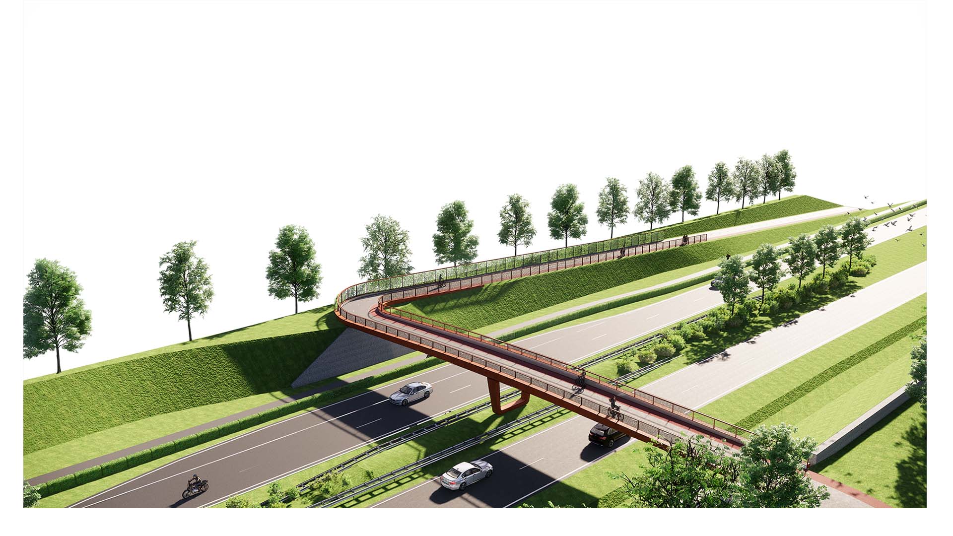 fietsbrug Laarveld Weert | ipv Delft creatieve ingenieurs