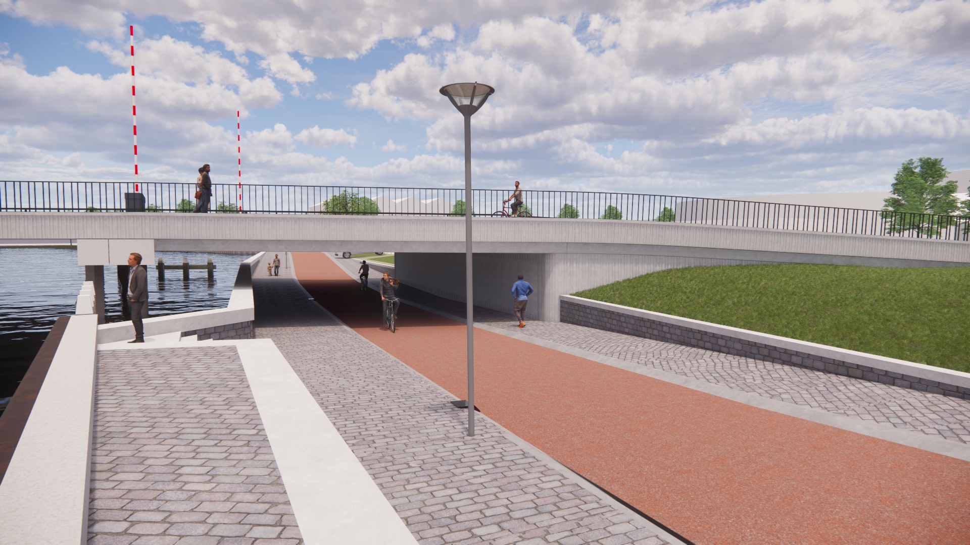 onderdoorgang Trekvlietbrug, Den Haag - ipv Delft creatieve ingenieurs